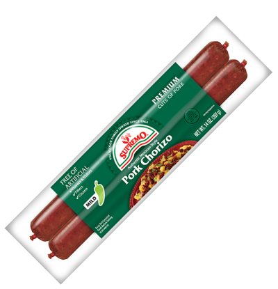 Pork Chorizo in Links 14 oz. from V&V SUPREMO® - V&V Supremo Foods, Inc.